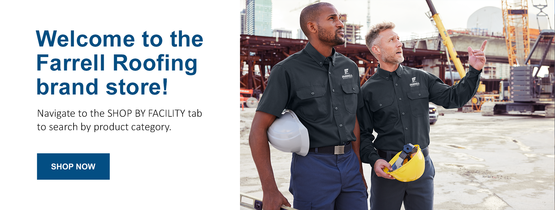 Welcome to the Farrell Roofing Brand Store